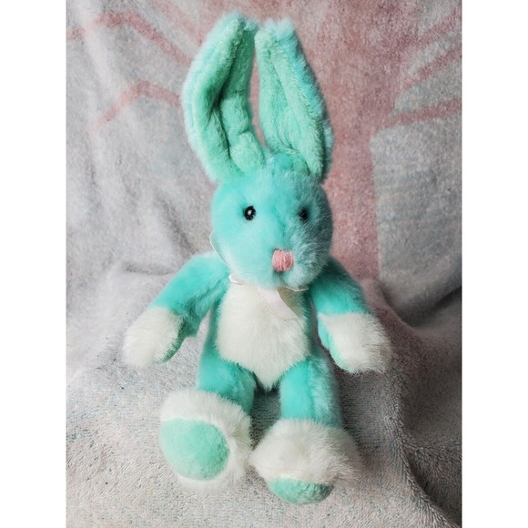 Russ | Toys | Russ Bendy Bunny Rabbit Toy Blue Soft Plush Stuffed ...